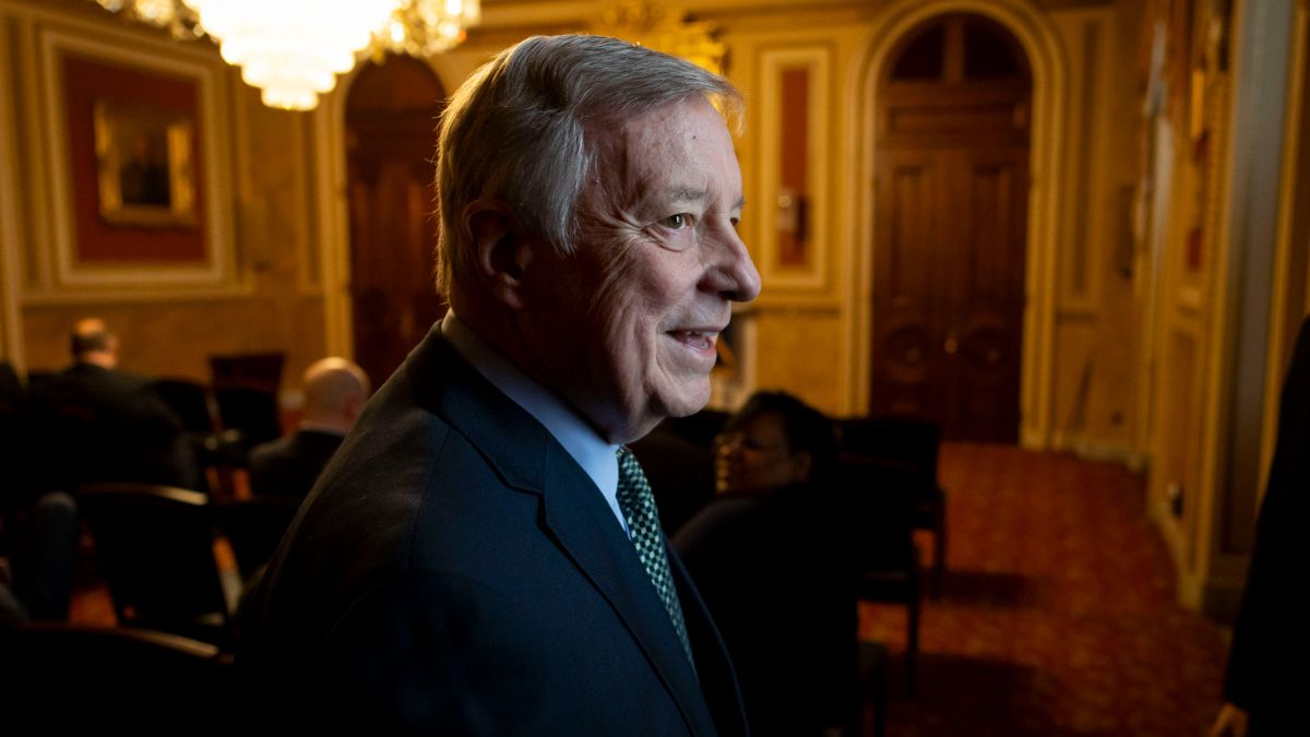 Verity - Senate's No. 2 Democrat Durbin to Retire After 44-Year Career