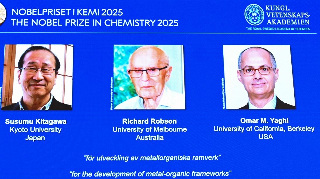 Verity - Three Scientists Win 2025 Nobel Prize for MOF Chemistry